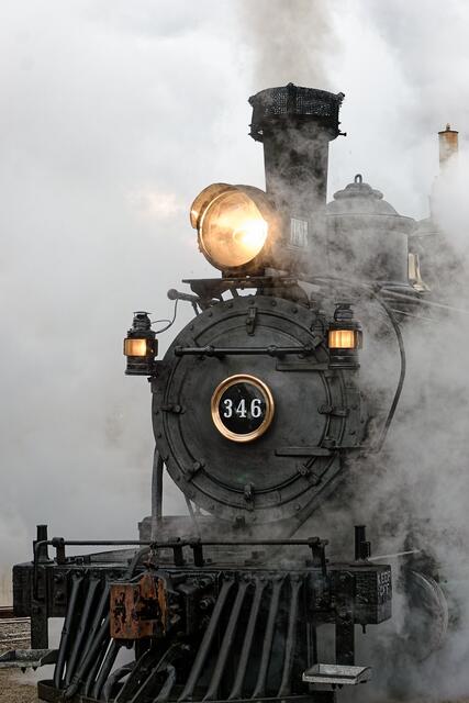 Full Of Steam | Colorado Railroad Museum | Train Room Photography