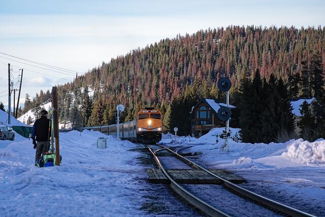 Time To Go Home | Winter Park Ski Area | Train Room Photography